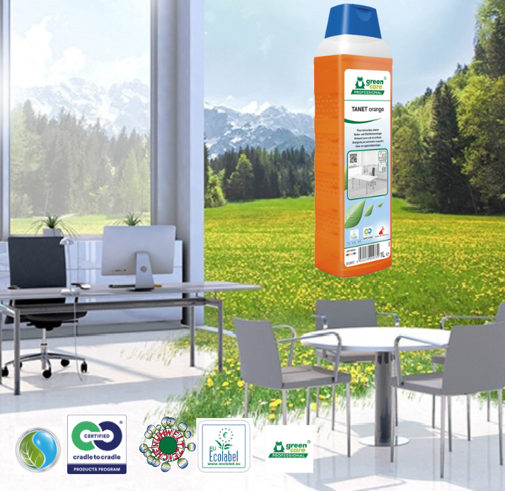 Detergent ecologic concentrat TANET Orange, Green Care, cu miros de ...