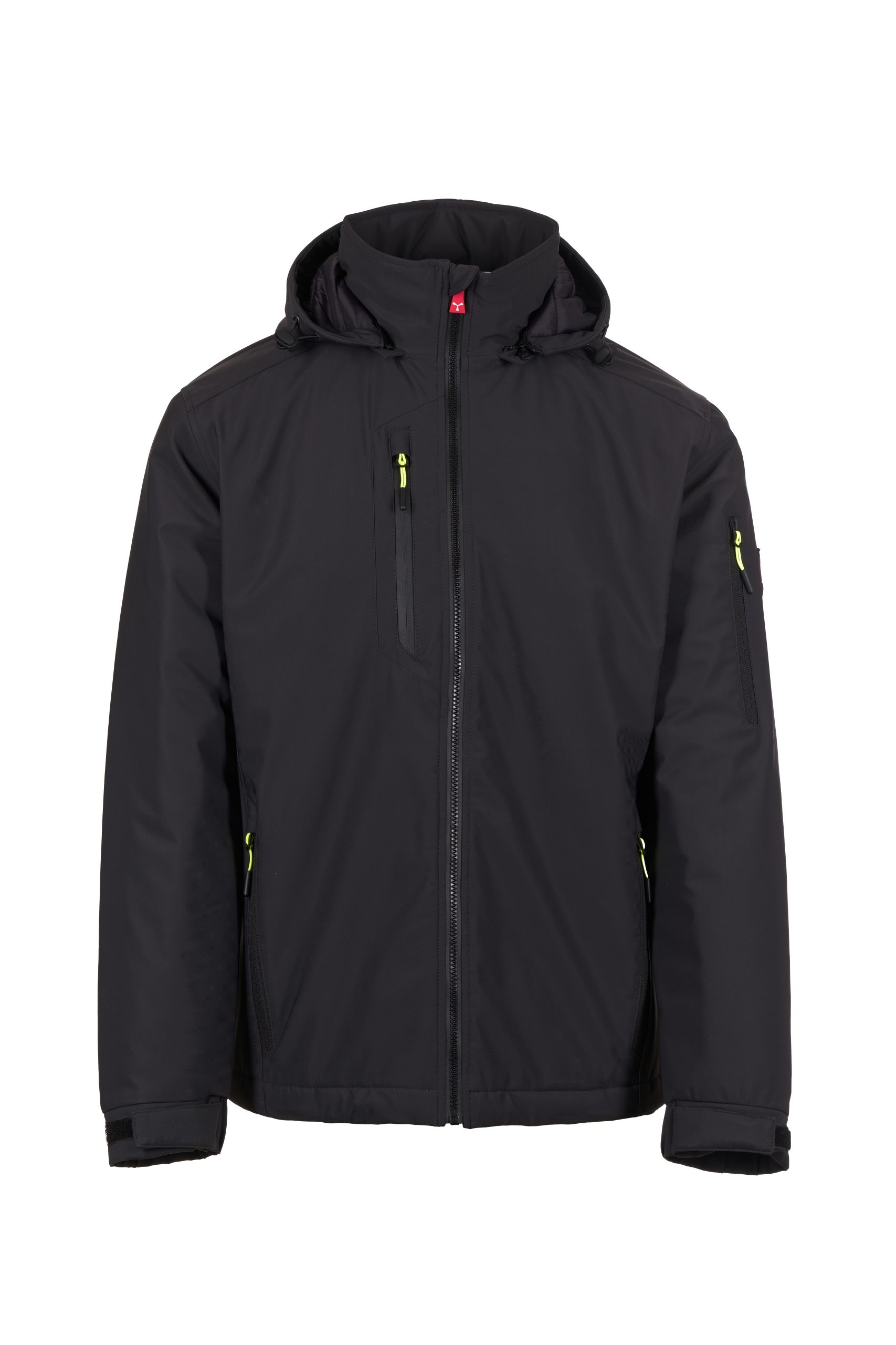 Jacheta impermeabila barbati softshell de iarna, gluga detasabila ...